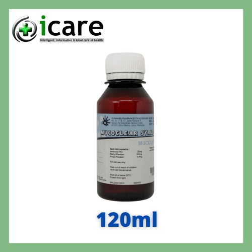 SUNWARD MUCOCLEAR SYRUP 120ML ( EXP DATE: 06/2026 ) | Shopee Malaysia