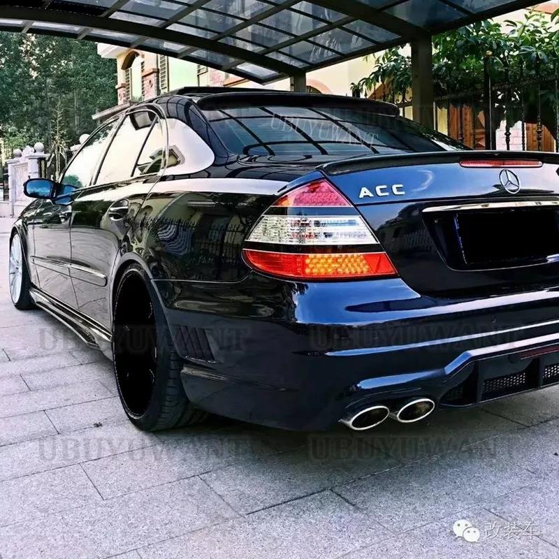 Carbon Fiber Rear Roof Spoiler For Benz W211 2003-2008 E320L E260L E240 Car Rear Wing Rear Boot ...