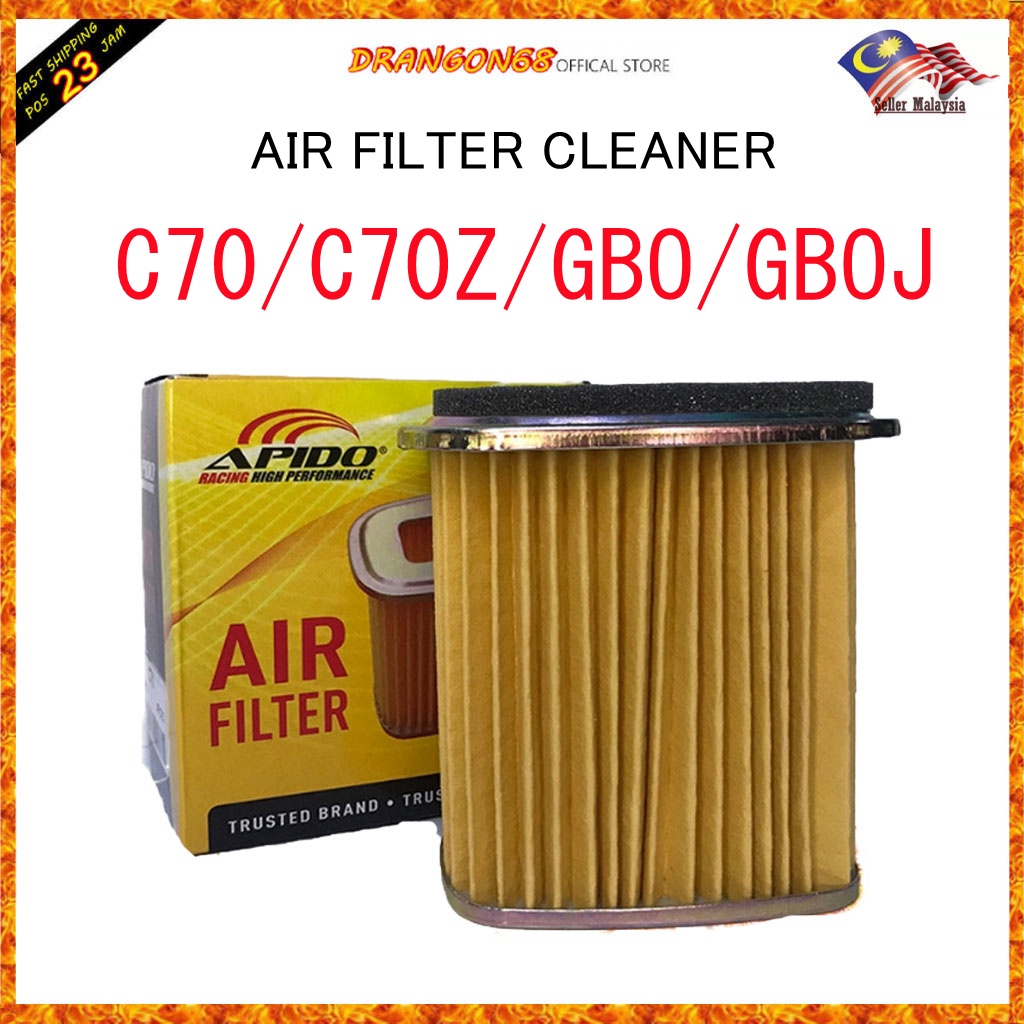 Honda C70 C70Z GBO GBOJ AIR FILTER/Air Cleaner/Penapis Udara/Angin ...