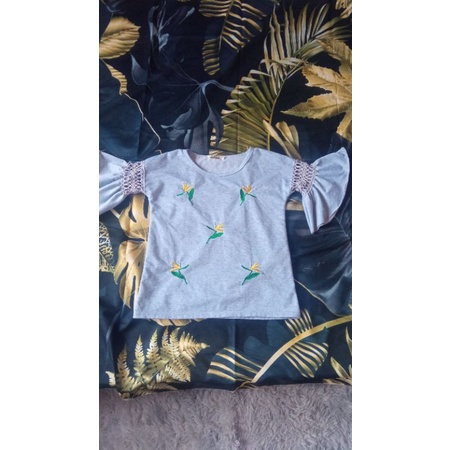 U-Shape Neck Blouse (New) | Shopee Malaysia