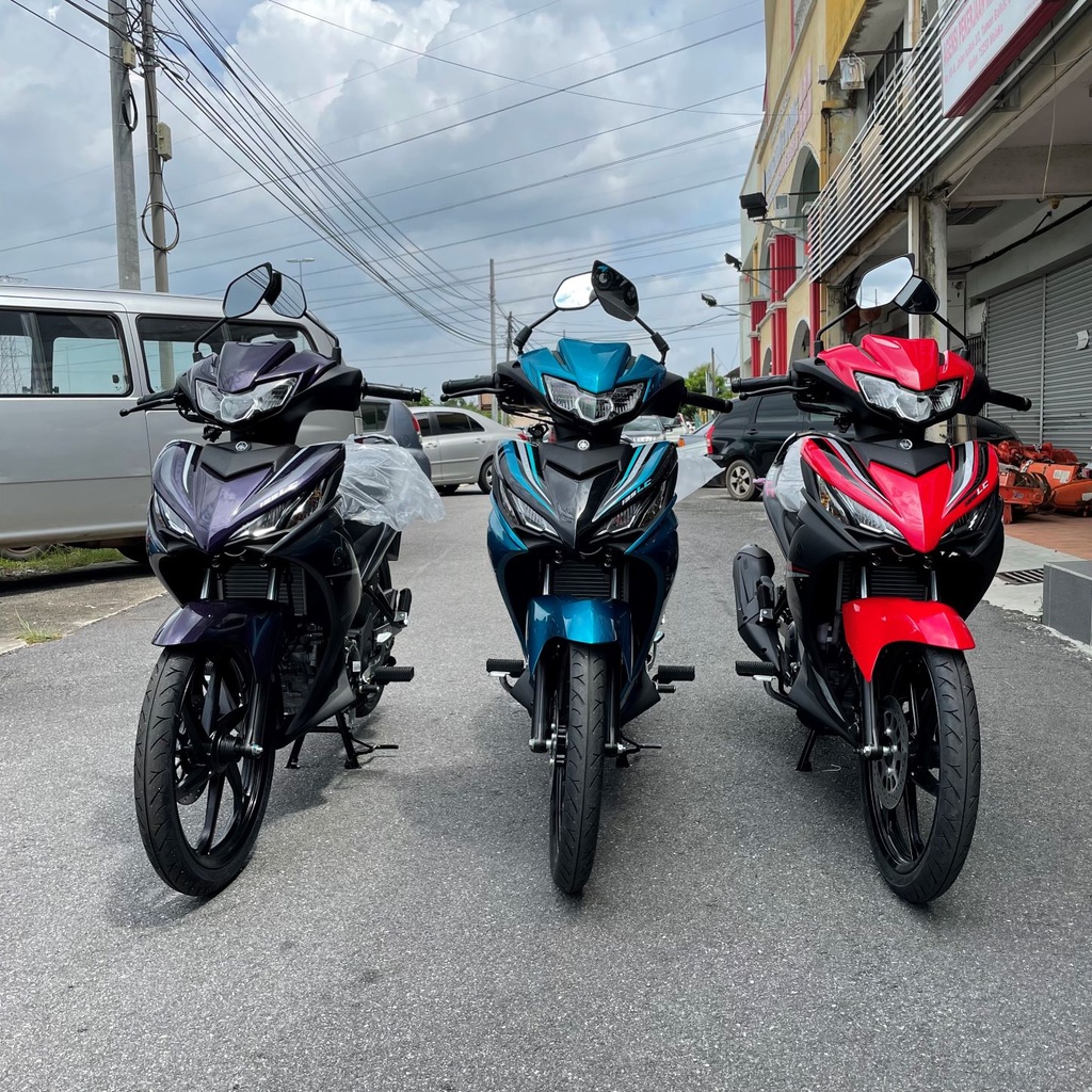 READY STOCK } YAMAHA LC135 FI 135LC V8 CYAN / PURPLE / RED FUEL ...