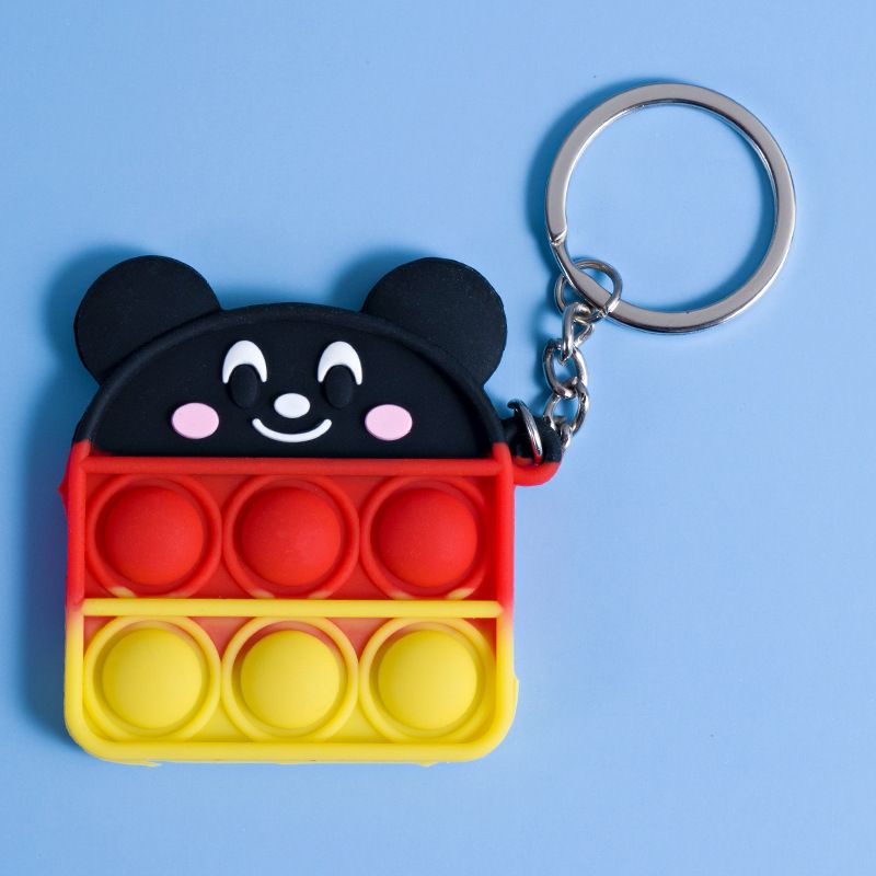 beetoys Mini Key Chain Pop It Fidget Toy Pop-Its Keychain 玩具迷你灭鼠先锋钥匙扣 ...