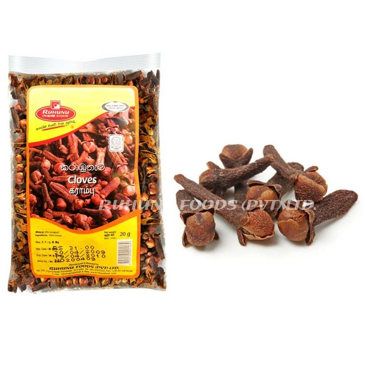 Ceylon Cloves (Imported) Bunga Cengkih Ceylon - Ruhunu Foods (Product ...