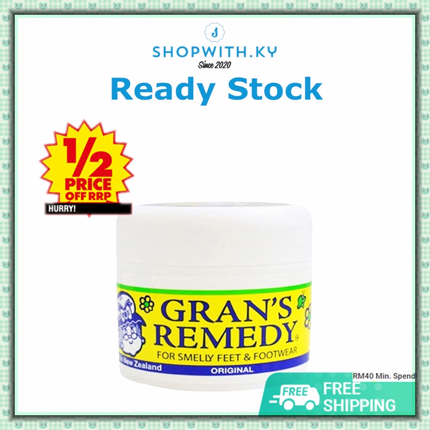 [现货+包邮 Date: 06/2027] Gran's Remedy Foot Powder 臭脚粉 50g - Orginal ...