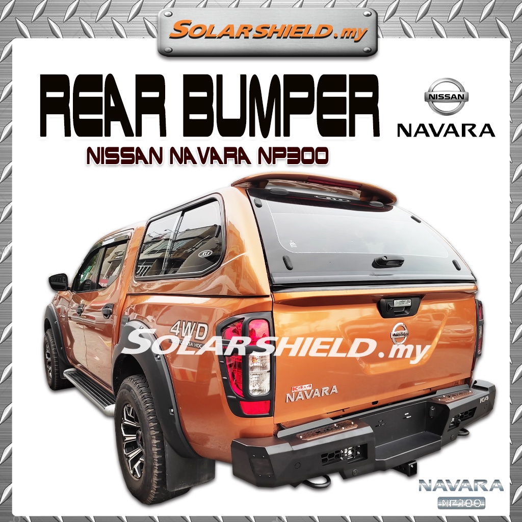 Nissan Navara NP300 2015-2020 Rear Bumper 4X4 Rear Bumper | Shopee Malaysia