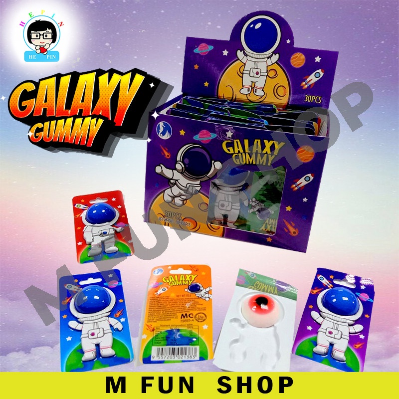 *Ready Stock* Seahorse 30Pcs Gummy Galaxy Gummy Astronaut / Spaceman ...