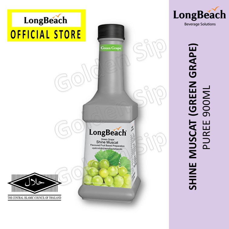 LONG BEACH Green Grape Puree 900ml | Shopee Malaysia