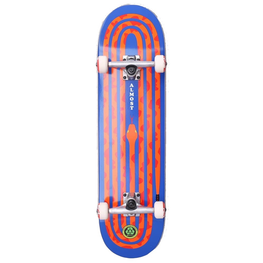 [CLEARANCE] Almost Snake Blue 8.25" x 32.0" Complete Skateboard ...