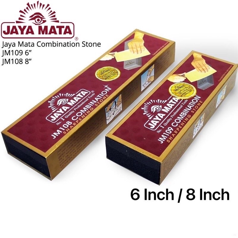 JAYA MATA Batu Asah / Combination Sharpening Stone Knife Sharpener ...