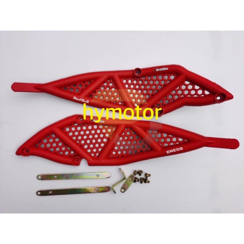 RSX150 ENGINE SIDE COVER V1 CARBON AND COLOUR RSX WINNER-X CRASH BAR ...