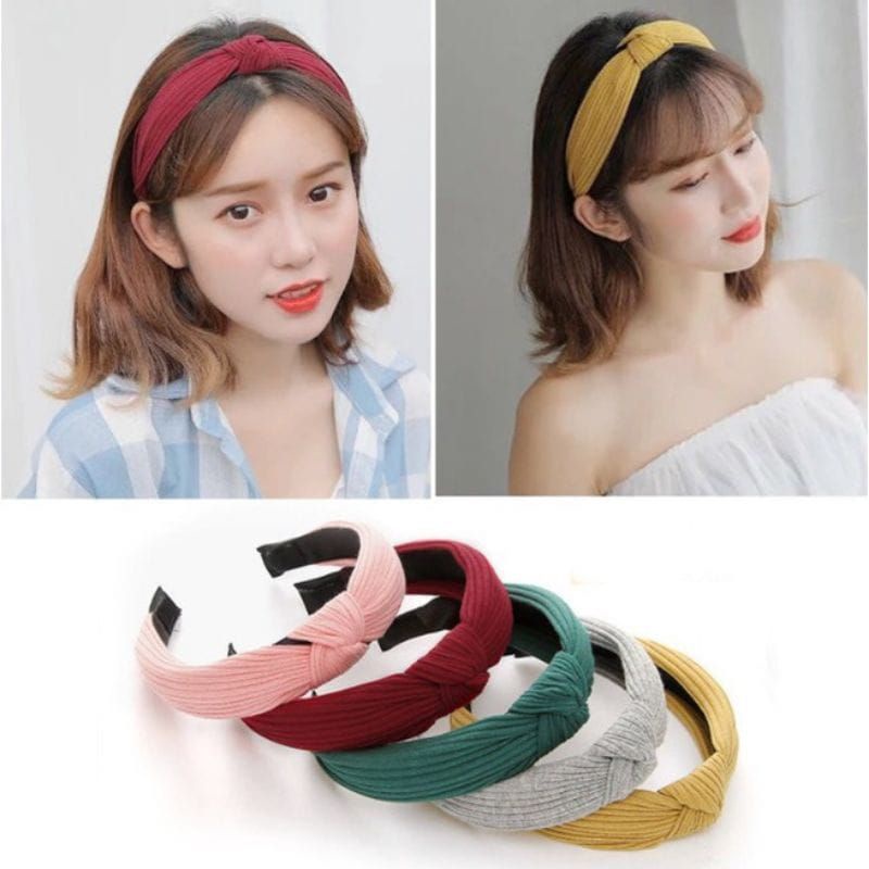 BANDO PLAIN KOREAN HEADBANDSimpul ANTI-BROKEN | Shopee Malaysia