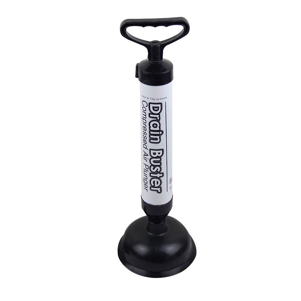 High Pressure Drain Buster Hand Power Clogged Removal Pump Tool Toilet ...