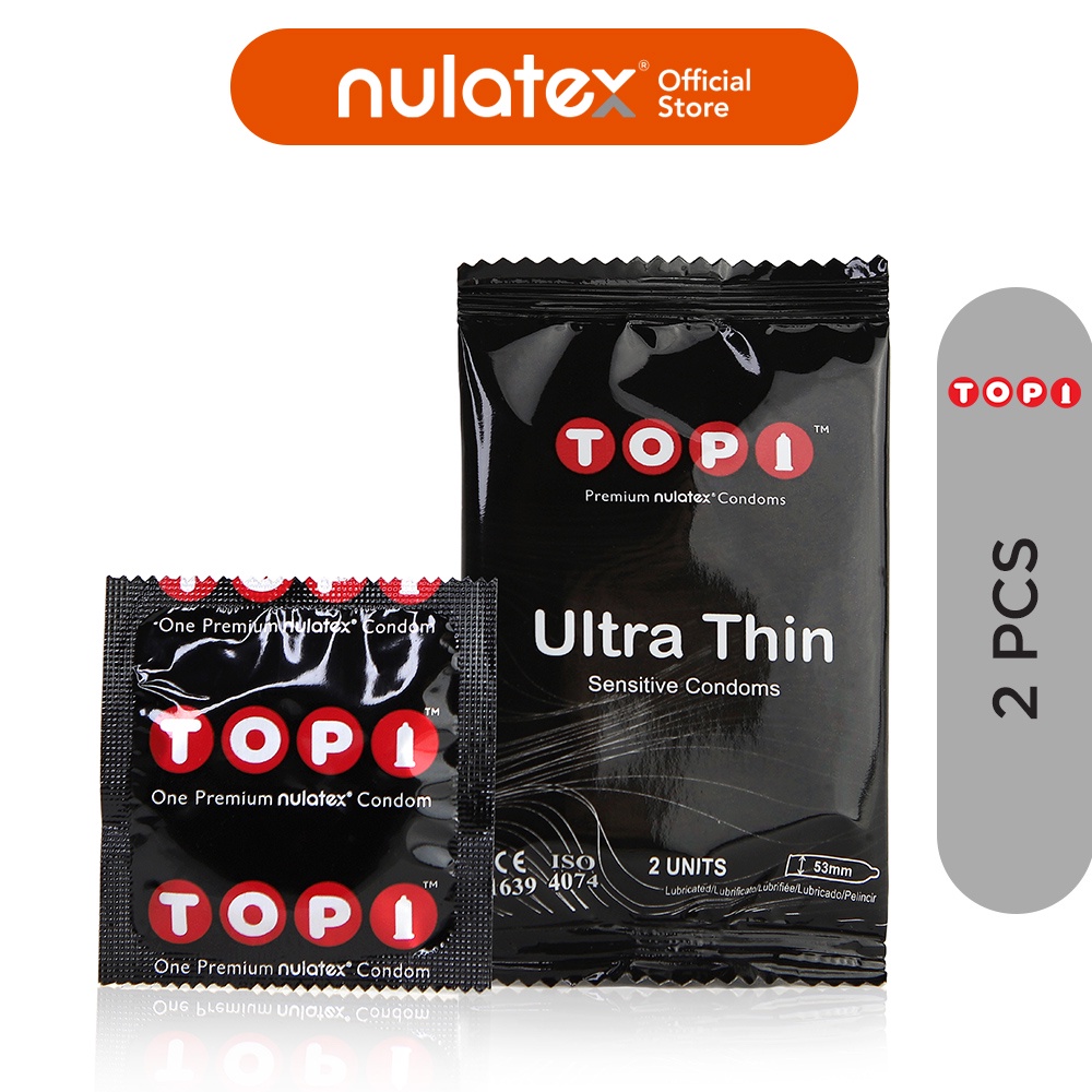Nulatex TOPI Ultra Thin Condom (2 Pcs) | Kondom Nipis (2 keping ...