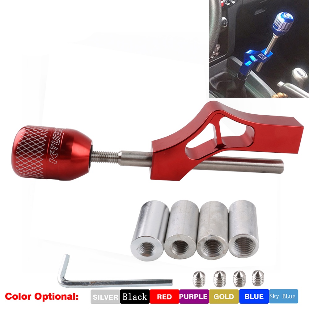 Aluminum Car Shift Knob Gear Extender Adjustable Shifter Lever Fit For ...
