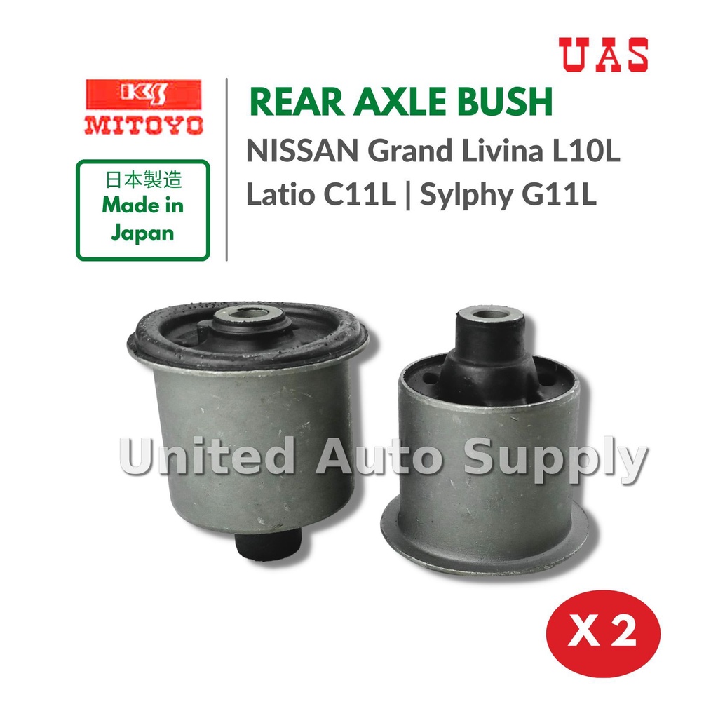 NISSAN Grand Livina L10 Sylphy G11 Latio C11 MITOYO Rear Axle Bush ...