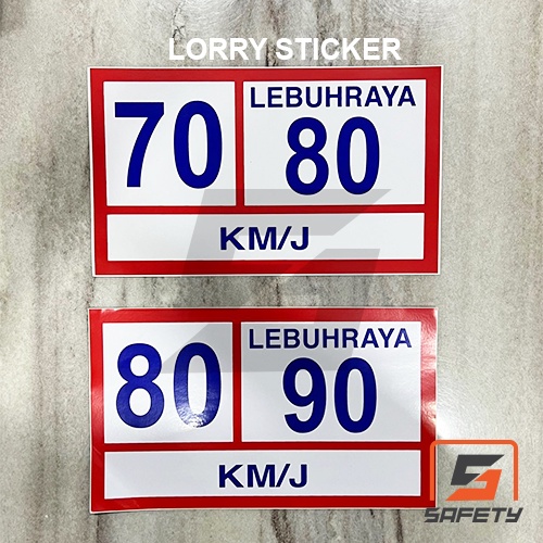 Lorry Sticker A, C, T, KA, Spad, 70/80,80/90, sticker puspakom, stiker ...