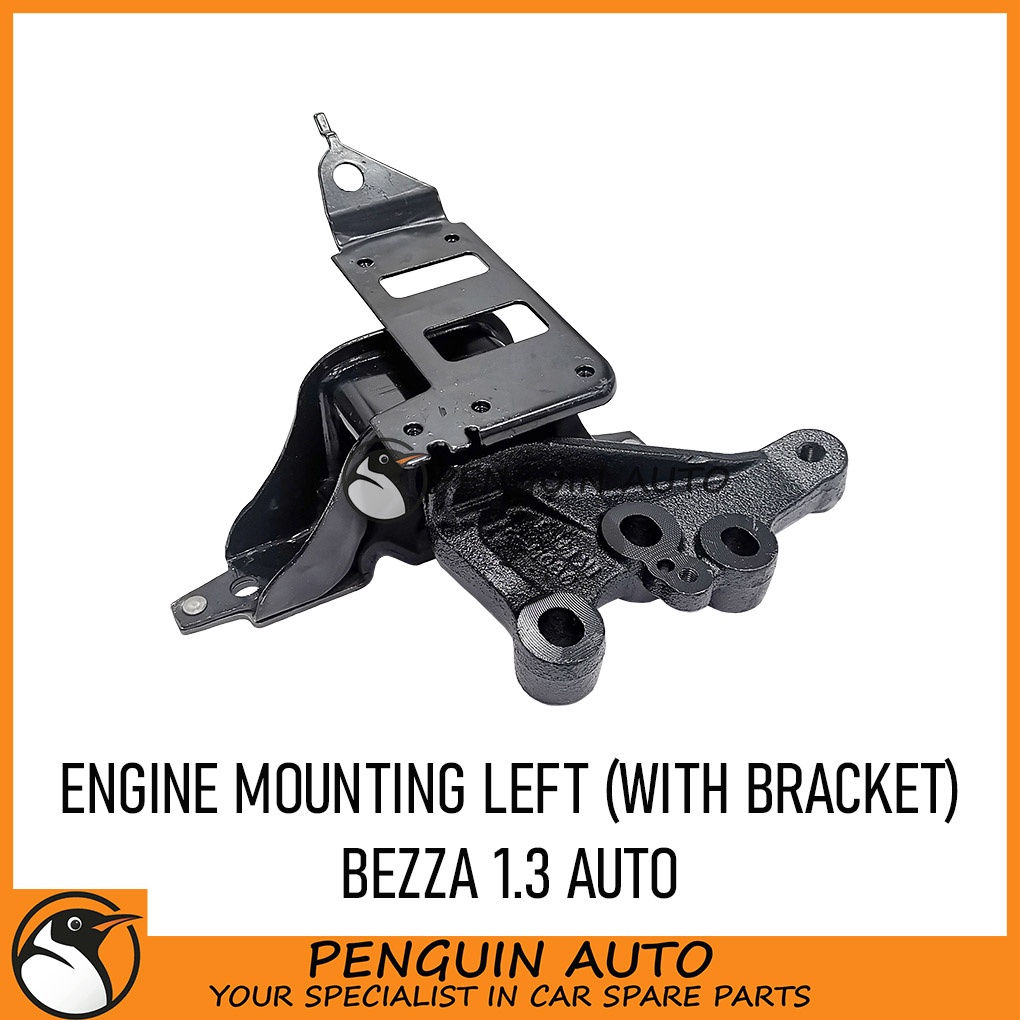 PERODUA BEZZA 1.3 AUTO ENGINE MOUNTING GEAR BOX LEFT WITH BRACKET 12306 ...