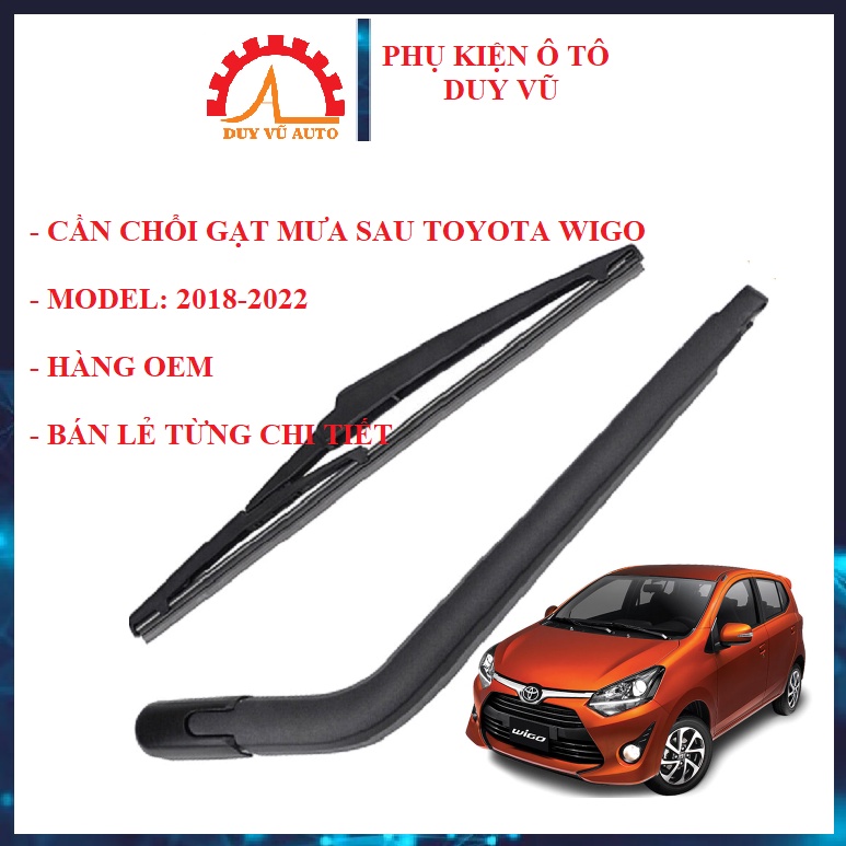 Toyota WIGO REAR WIPER BRUSH SET | Shopee Malaysia