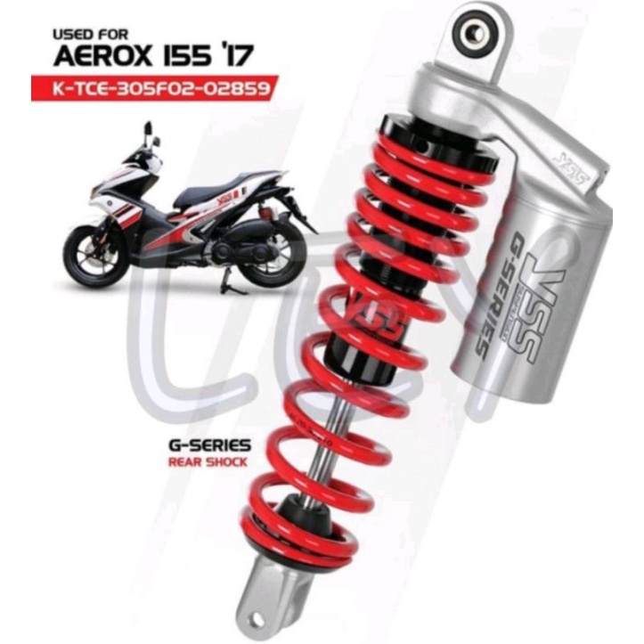 Absorber Damper Original YSS G Series Silver Edition Yamaha NVX lowered ...
