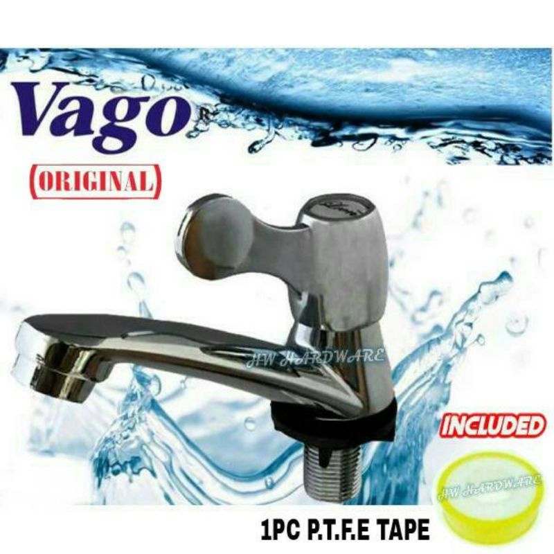 V201 Vago basin tap sanitary ware c/w free gift (seal tape-1pc ...