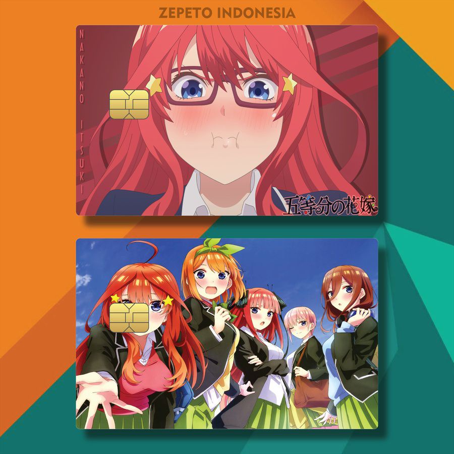 41-60 POPULAR CARD STICKER ANIME MIKU SEIYUU GOTOUBUN NO HANAYOME WW6DB ...