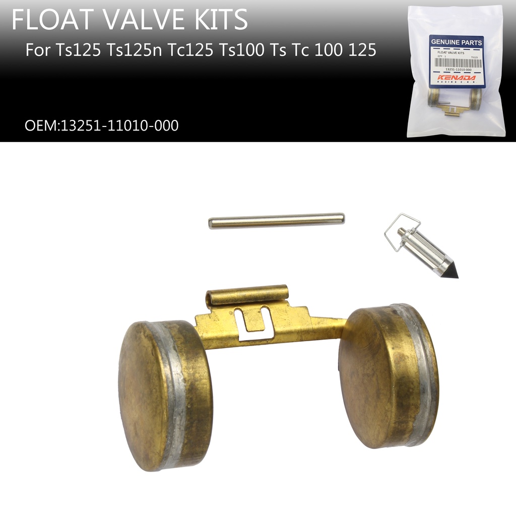 Carburetor Float Valve Kits Ts125 Ts125n Tc125 Ts100 Ts Tc 100 125 ...
