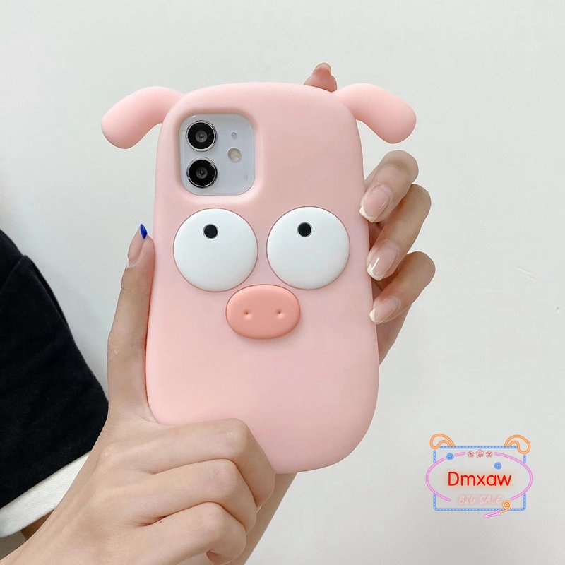 Carton Pig Case For iPhone 14 Pro Max 14 Plus 13 Pro Max 12 11 Pro Max ...