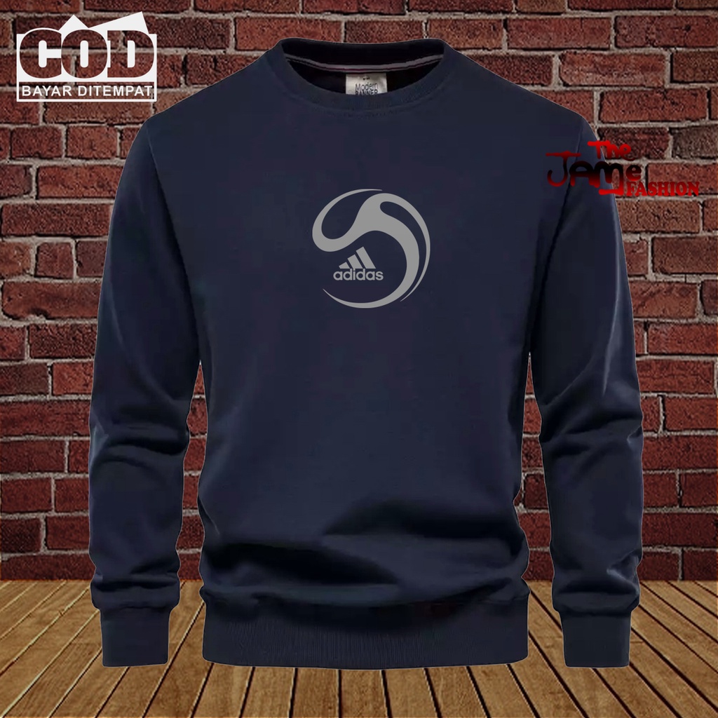 ADS Distro Sweater Round Quality Silver Premium Quality Writing Sweater ...