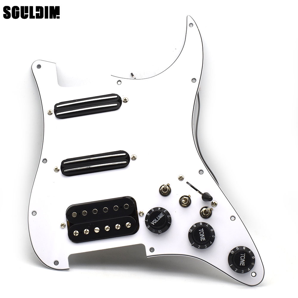 SSH Guitar Pickguard Pickup with Singlecut Wiring Loaded Prewired ...