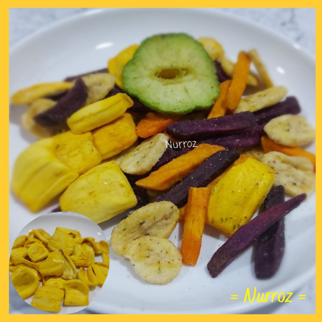 Viral Kerepek Nangka Madu Mix Sayur KERING RANGUP | Jackfruit dried ...