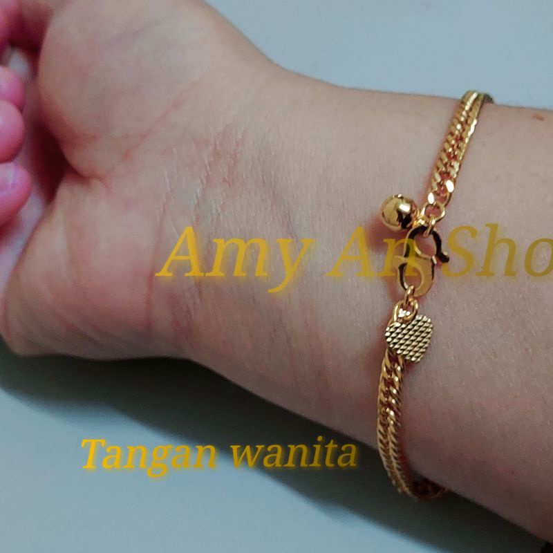 Gelang tangan tembaga emas lipan | Shopee Malaysia