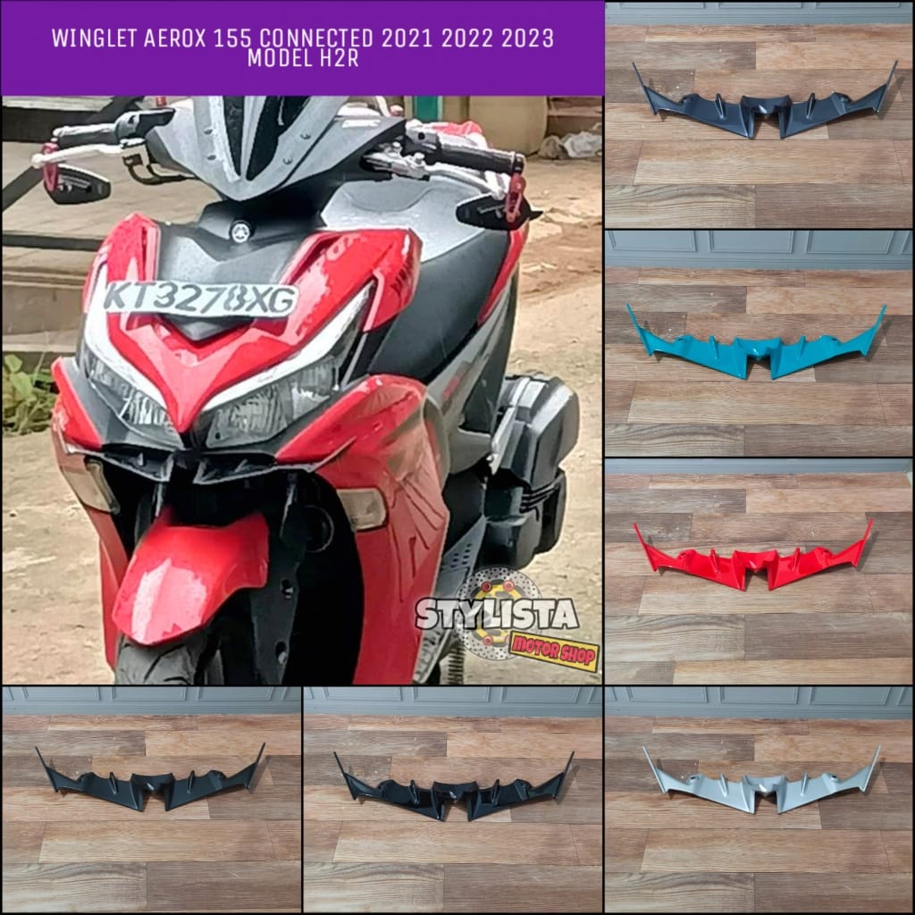 Winglet AEROX 155 2021 2022 2023 2024 Plastic Material MODEL H2 H2R ...