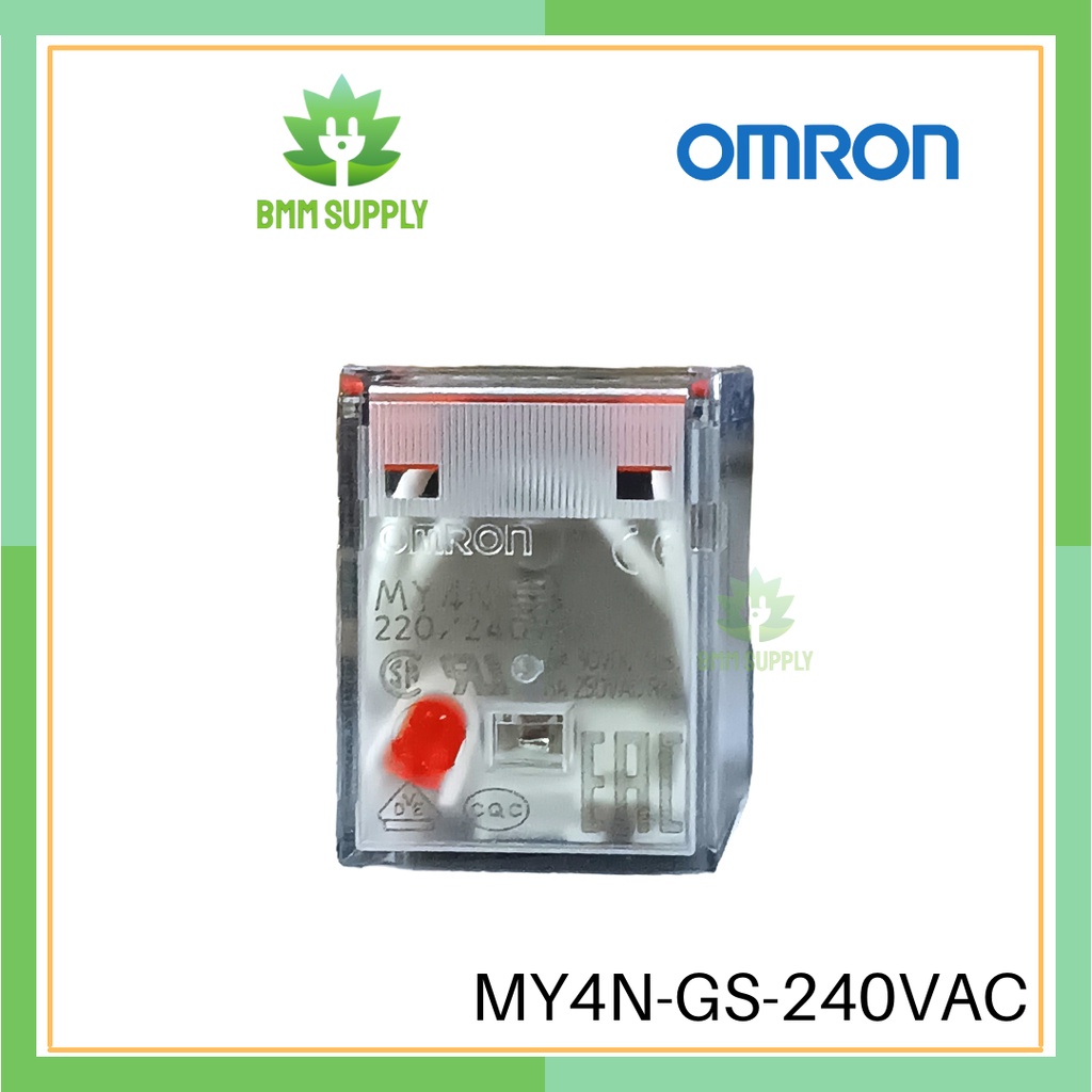 OMRON #MY4N-GS 220/240VAC RELAY 4 POLE RELAY | Shopee Malaysia
