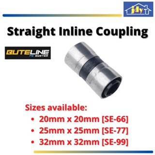 Buteline PE Fitting Straight Inline Coupling Equal Elbow Equal Tee Pipe ...