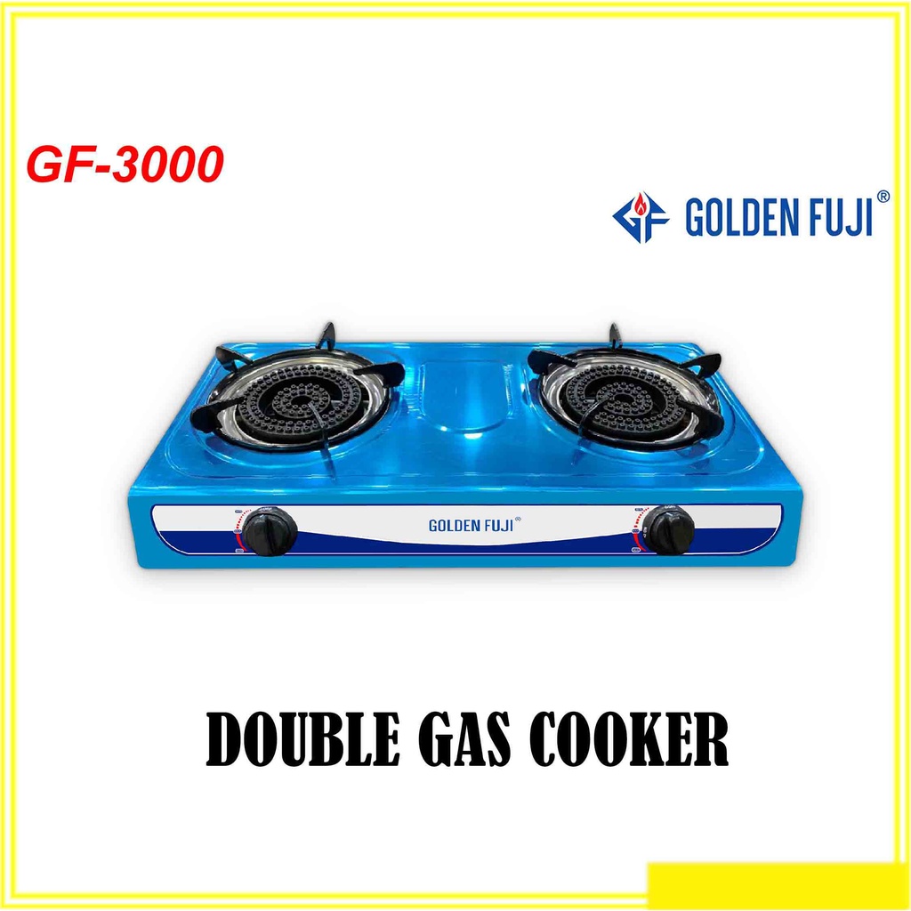 Golden Fuji GF-3000 Double Burner Gas Cooker | Shopee Malaysia