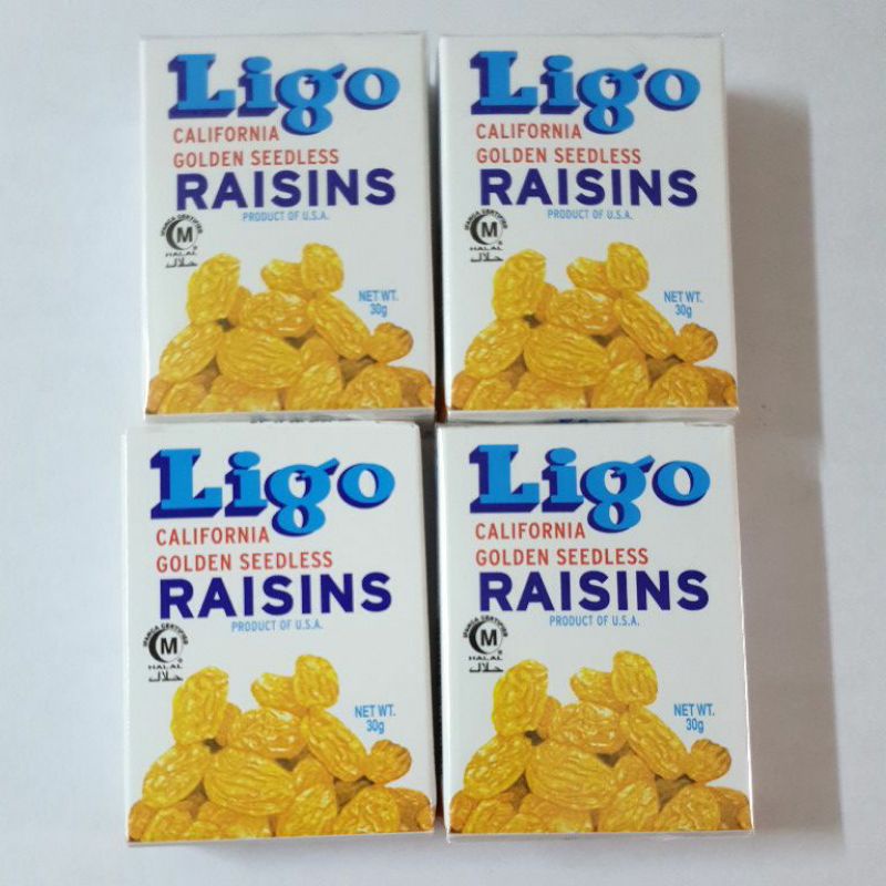 Ligo Raisins California Golden Seedless 30g | Shopee Malaysia