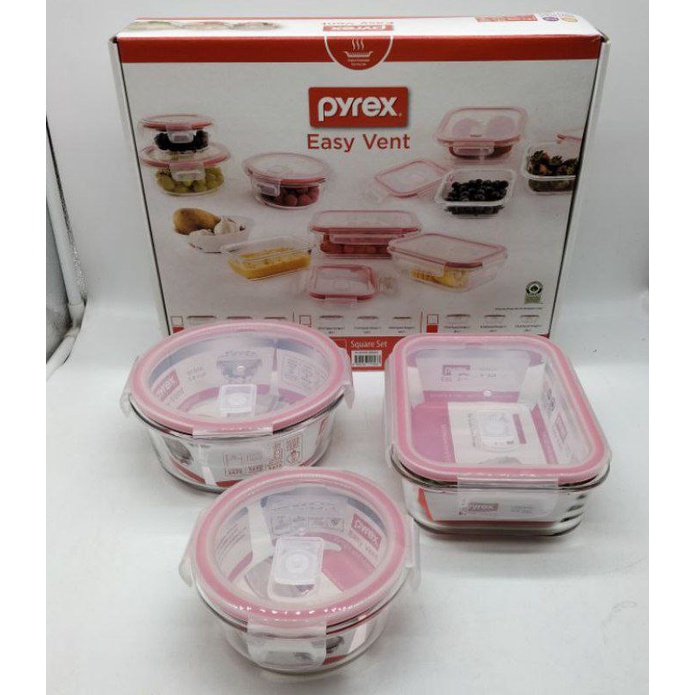 PYREX 6PCS EASY VENT SET | Shopee Malaysia
