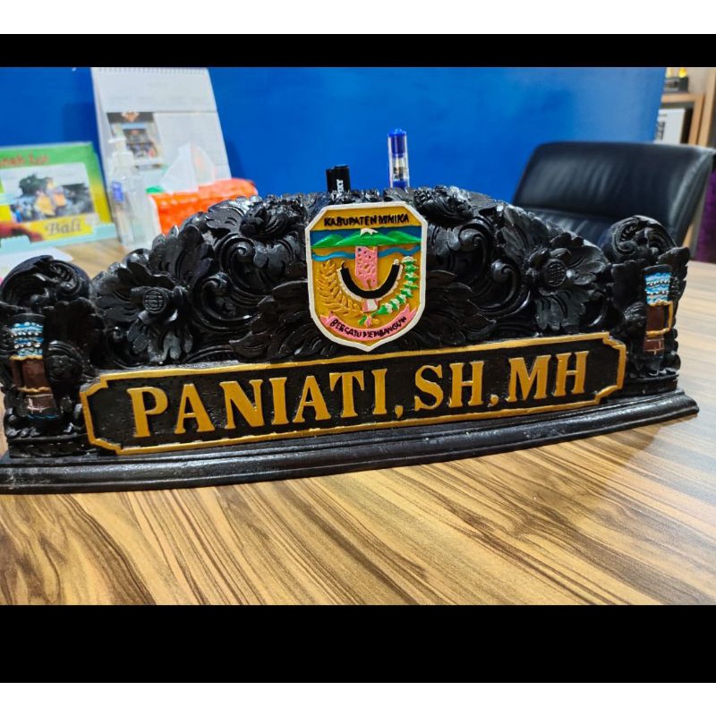 Teak Carved Table Name/Table Nameplate/Carved Name/logo | Shopee Malaysia