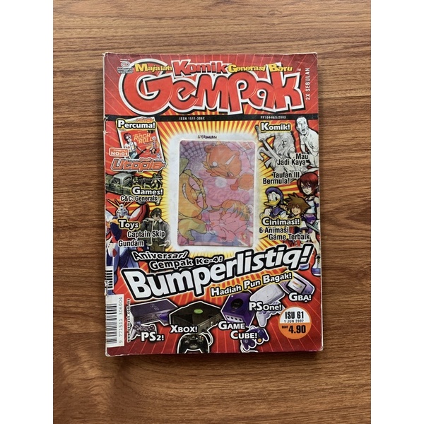 Majalah Komik Gempak 61 Kad hologram gengkey | Shopee Malaysia