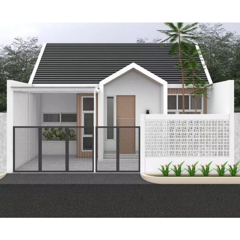 HITAM MERAH PUTIH Roster box box beton minimalist home modern ...