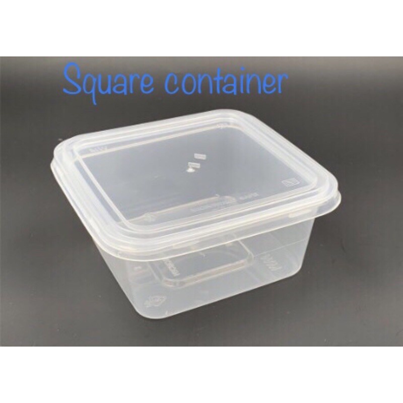 READY STOCK SQUARE CONTAINER/MICRO CONTAINER/PLASTIC CONTAINER/BEKAS ...
