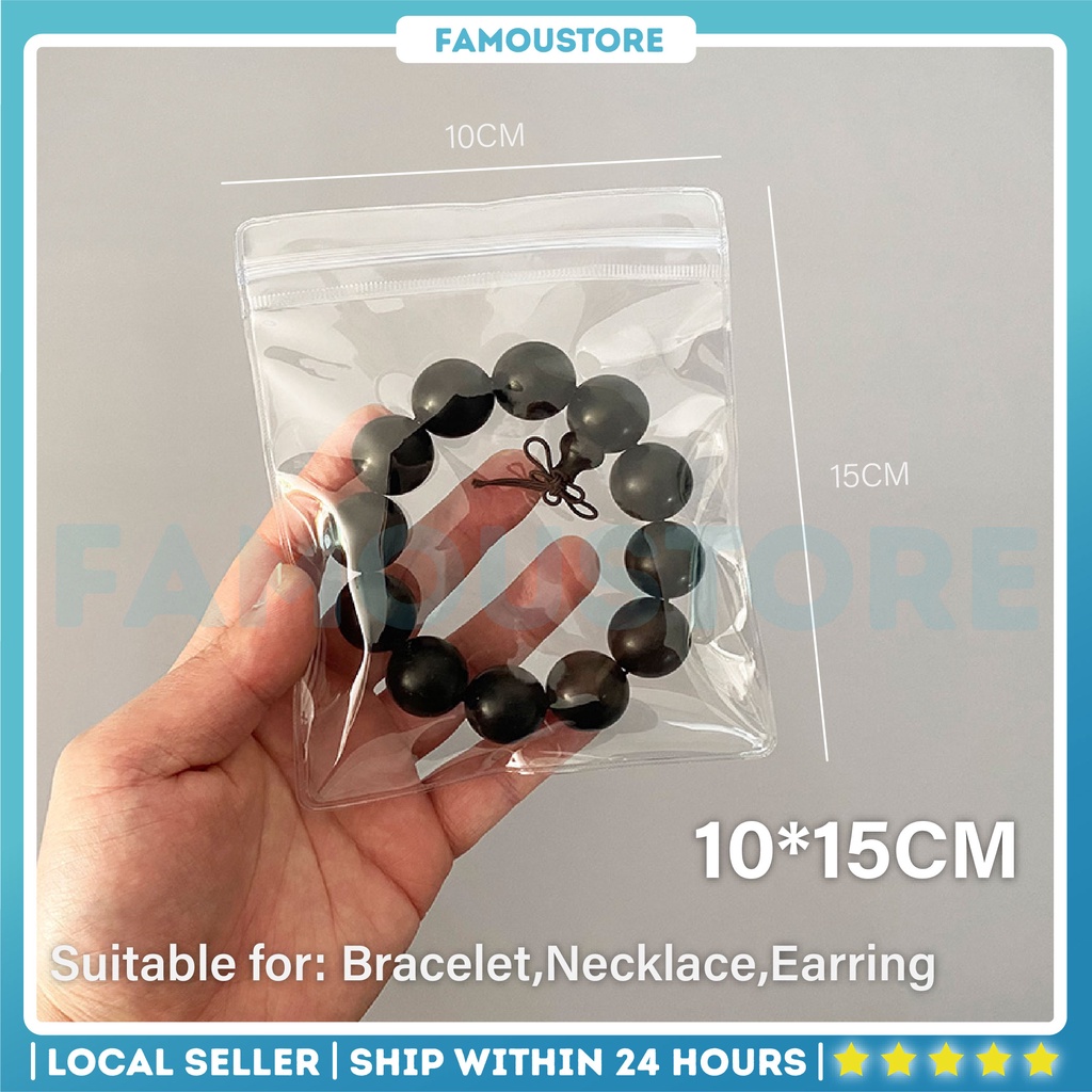 PVC Zipper Bag Jewellery Bag Jewelry Mini Zip Lock Bag Transparent ...