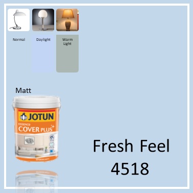 Jotun Paint 5L Essence Cover Plus Matt - 4518 Fresh Feel / wall paint ...