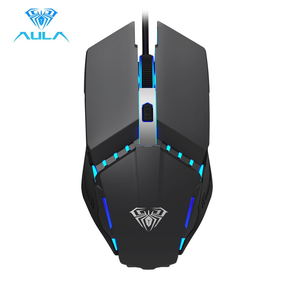 AULA S31 Game Mouse Pro LED Wired Gaming Mouse With Breathing Backlight ...