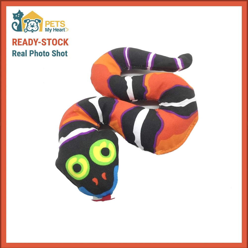 Tough Canvas Snake Squeaky Dog Toy | Shopee Malaysia