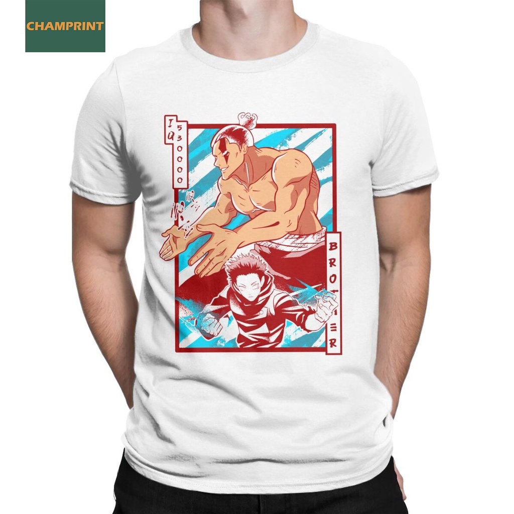 Jujutsu Kaisen Brothers Itadori And Aoi Todo T-Shirt Men Anime Novelty ...