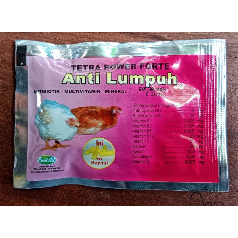 Tetra POWER FORTE ANTI Paralysis Antibiotic VITAMIN MINERAL Medicine ...