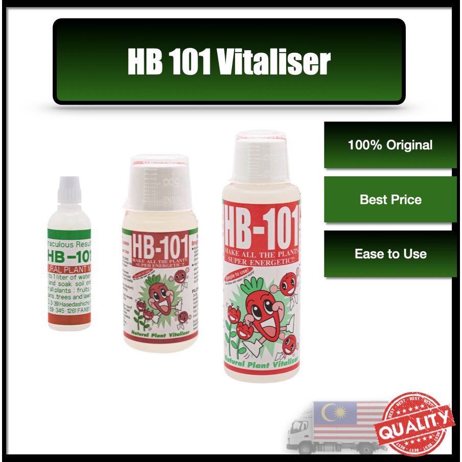 HB-101 All Purpose Organic Plant Vitaliser 6ml / 50ml / 100 mL | Shopee ...