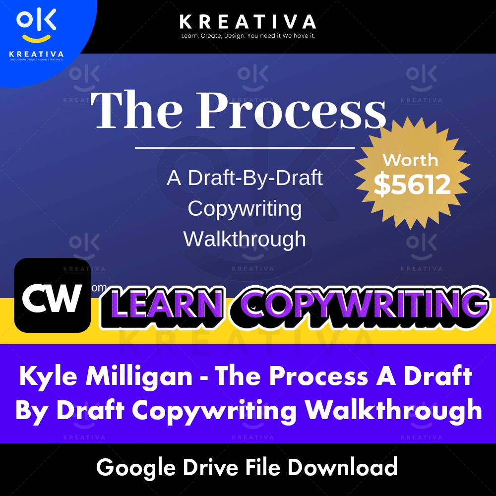 VIP Course-Kyle Milligan - The Process A Draft By Draft Copywriting Walkthrough | Learn ...
