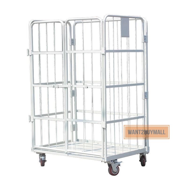 500kg Work Tainer Logistics Courier Trolley Roller Loader Warehouse ...